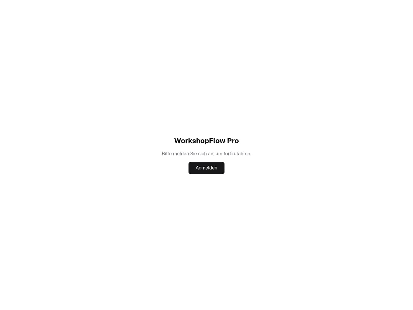 WorkshopFlow Pro