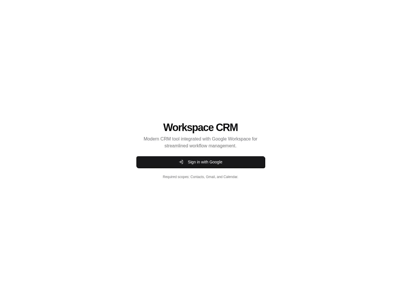 Workspace CRM Suite