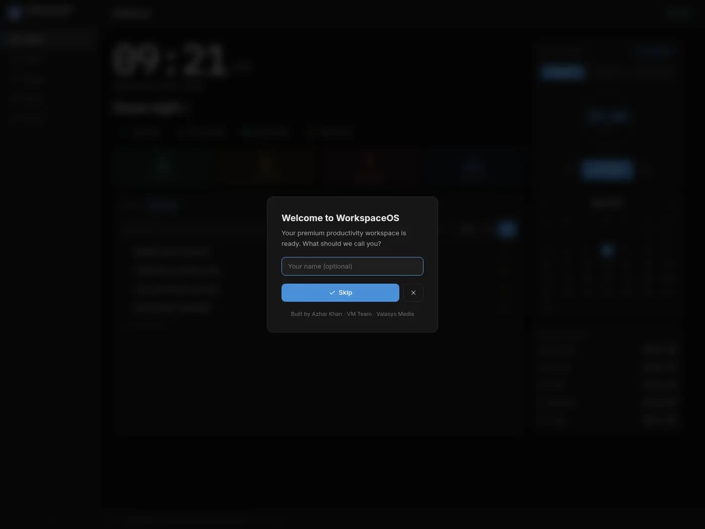 WorkspaceOS Extension
