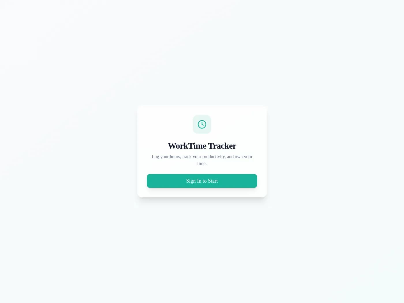 WorkTime Tracker
