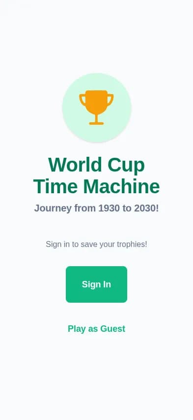 World Cup Time Machine