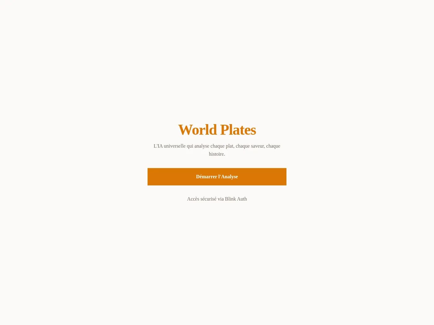 World Plates Analyzer AI