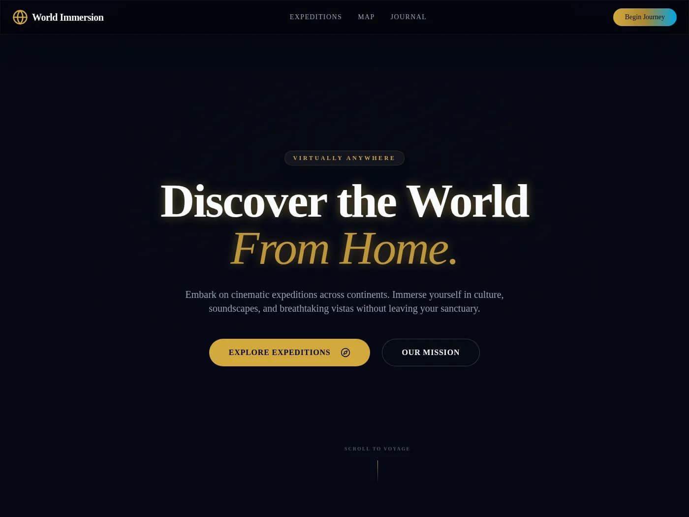 World Immersion Explorer