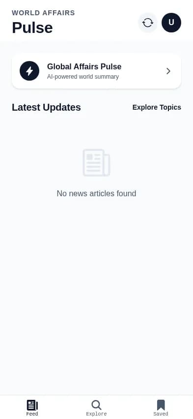 World Affairs Pulse