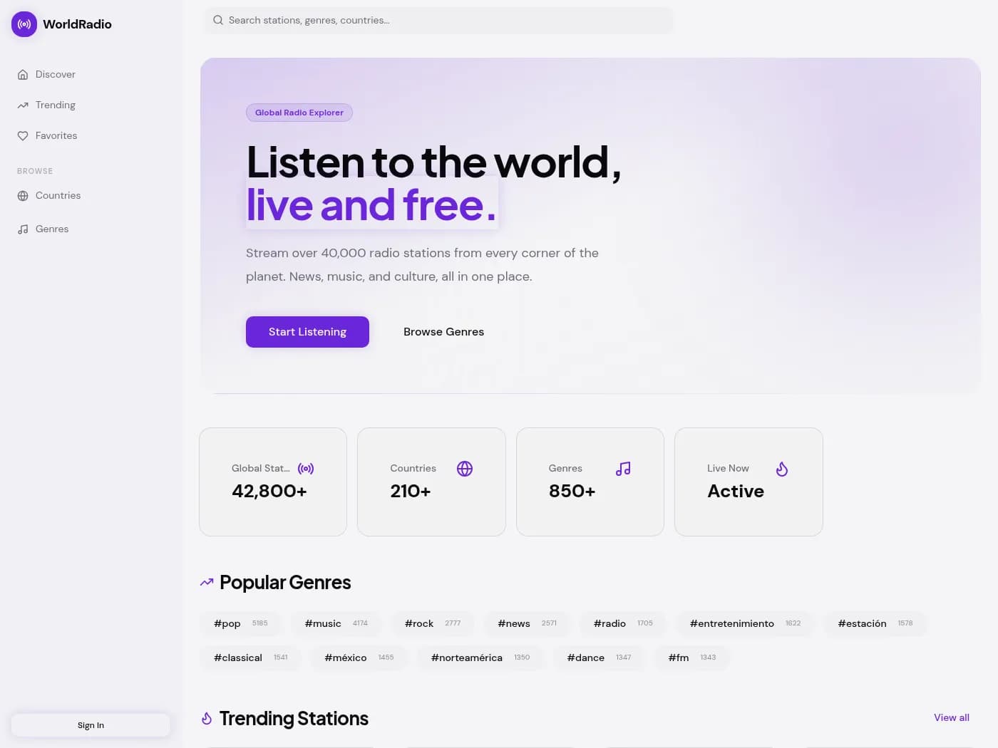 WorldRadio Explorer