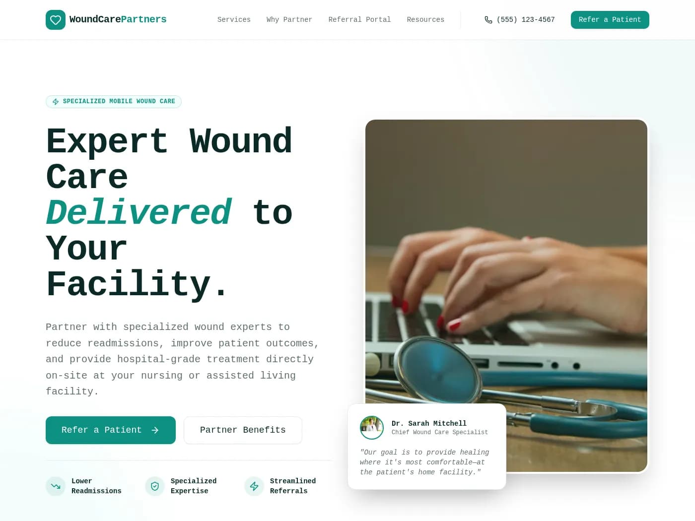 WoundCare Web Portal