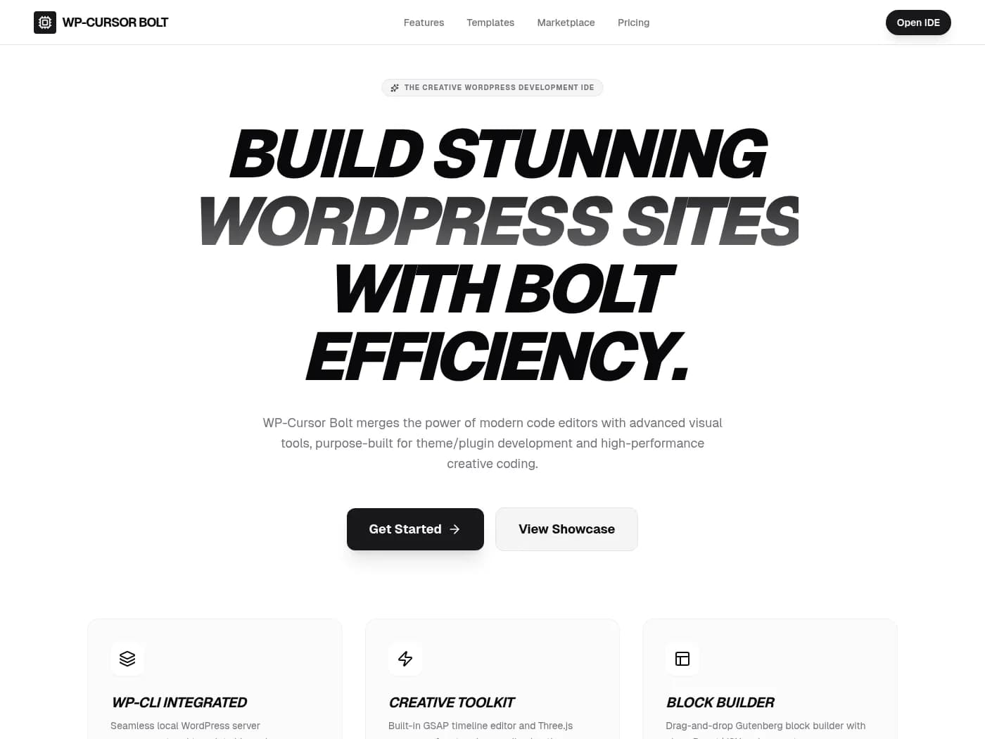 WP Cursor Bolt IDE