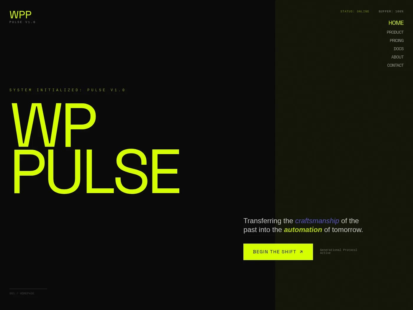 WP Pulse Landing