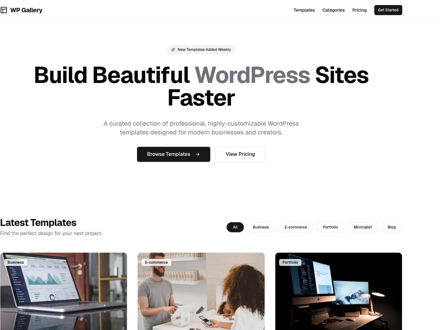 WP Templates Gallery