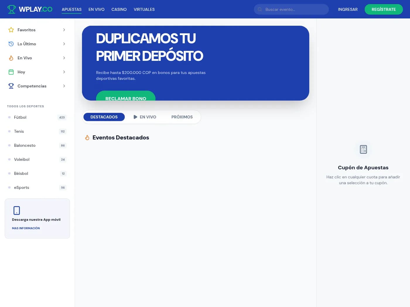 WPlay Betting Clone