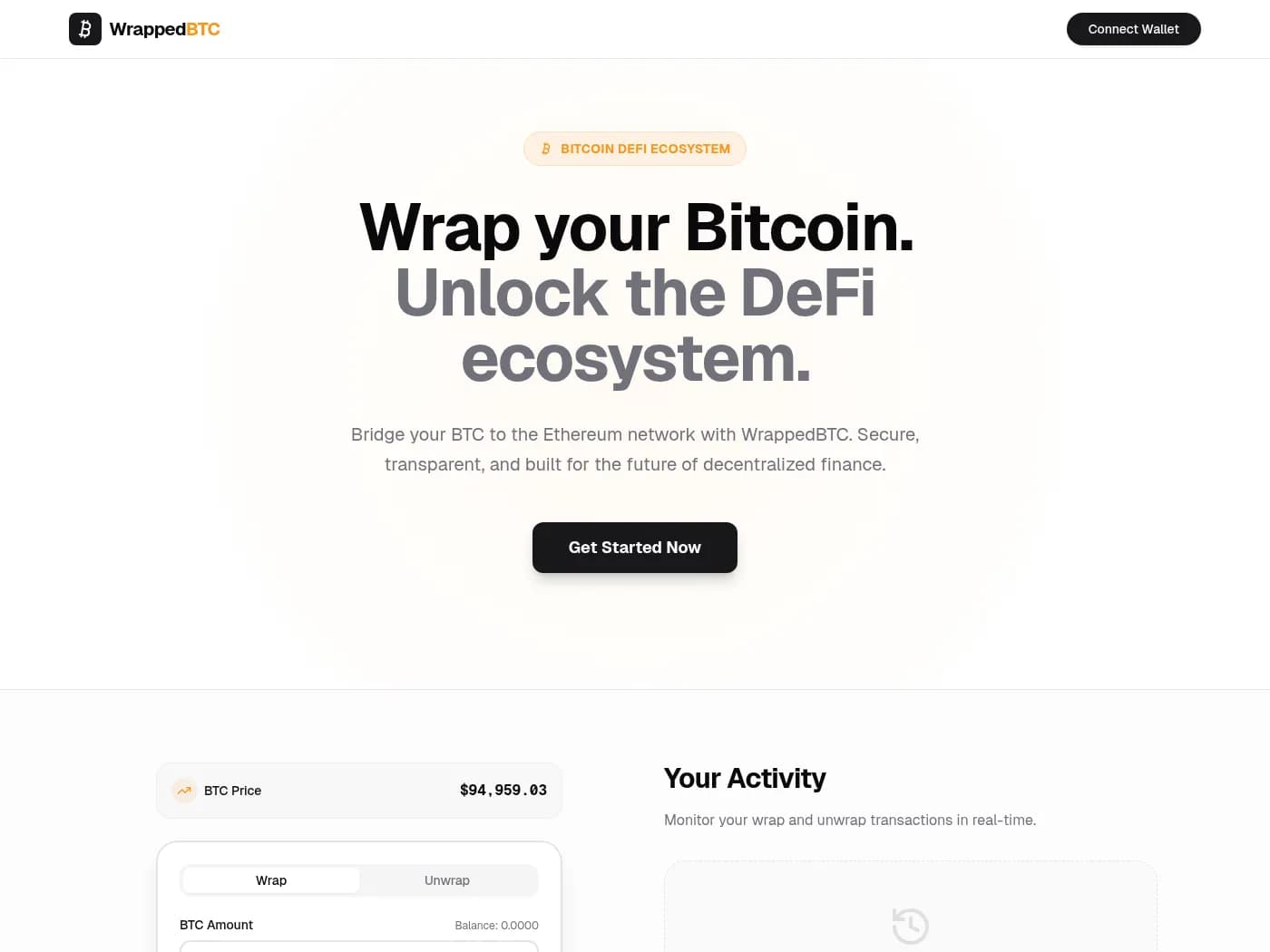 Wrapped Bitcoin Portal