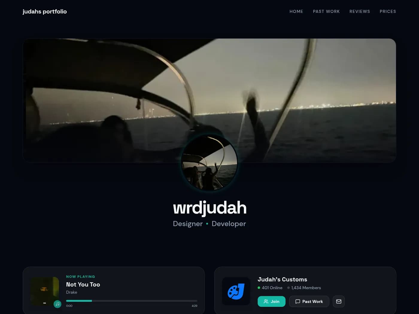 WrdJudah Web Clone