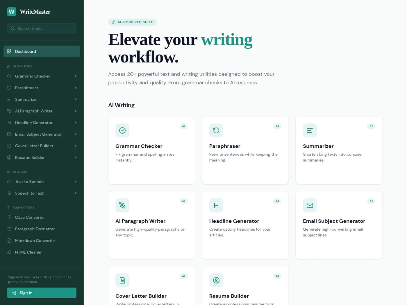 WriteMaster Tools Suite