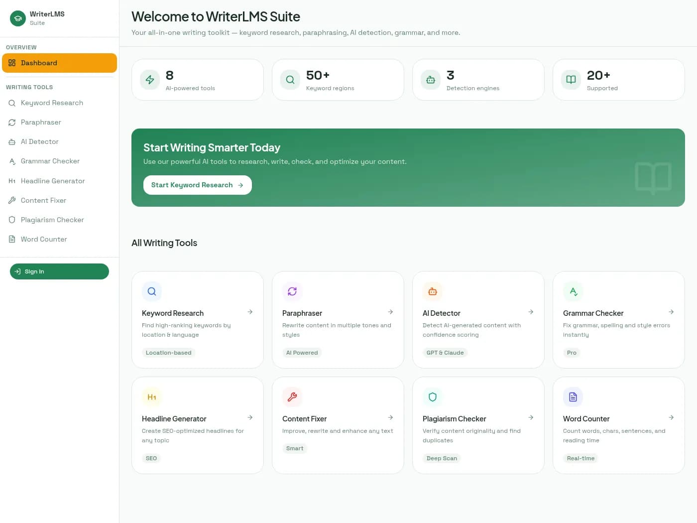 WriterLMS Suite