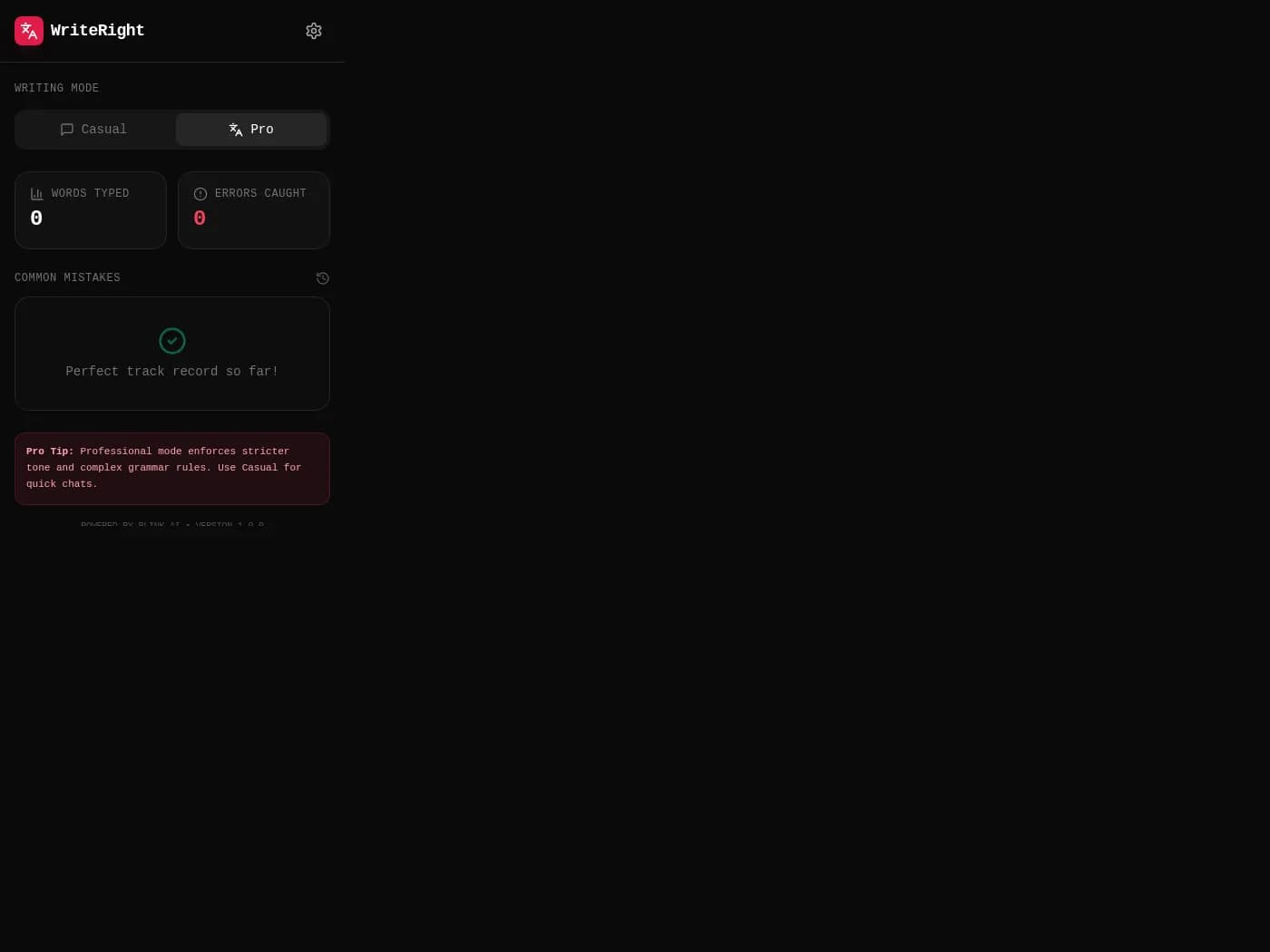 WriteRight Chrome Extension