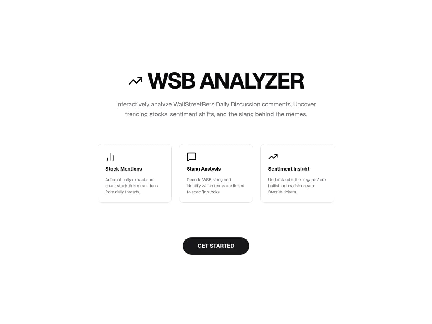 WSB Comment Analyzer