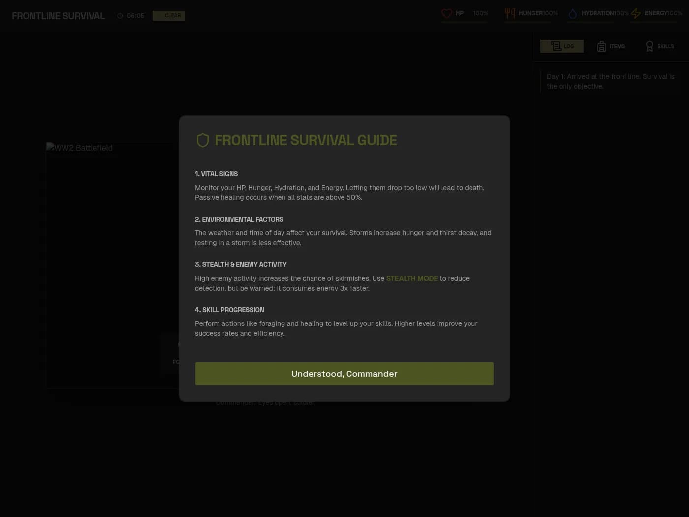 WW2 Survival Game