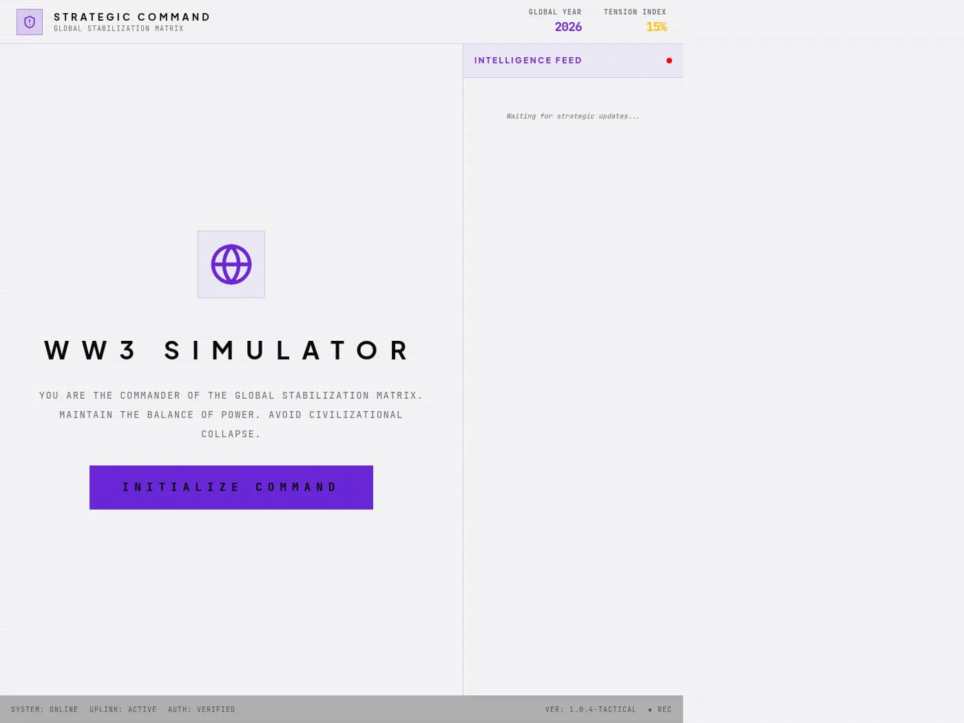 WW3 Simulator