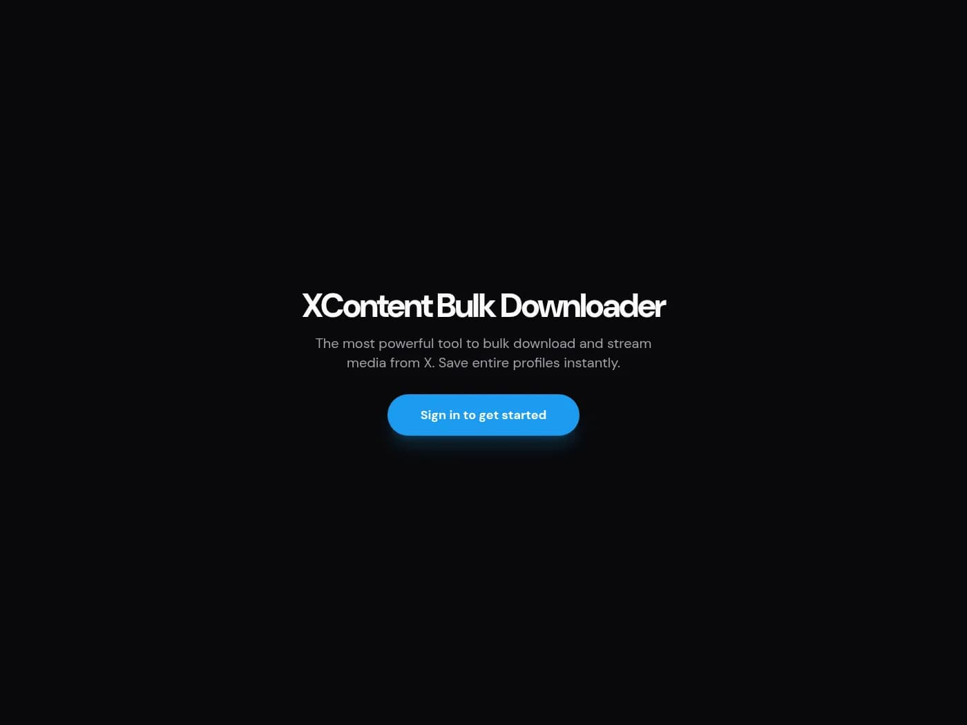 XContent Bulk Downloader