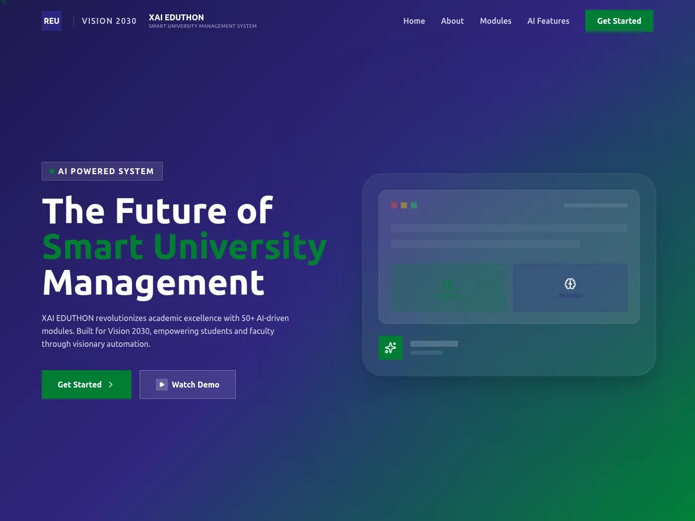 XAI EDUTHON Portal