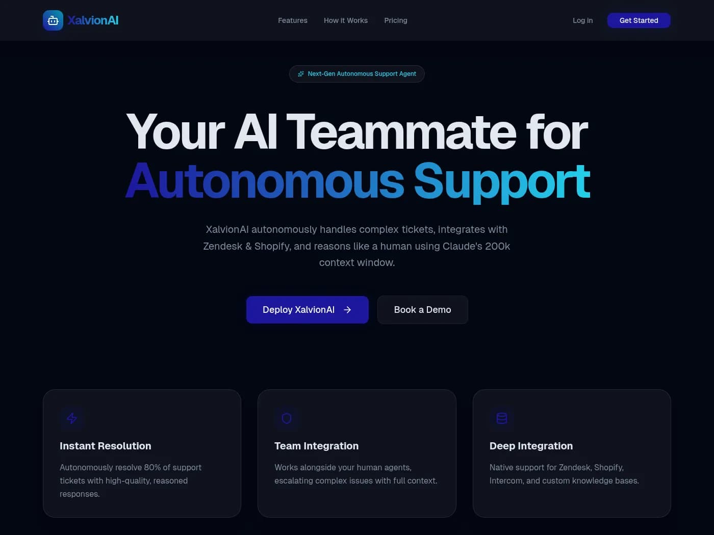 XalvionAI Support Agent
