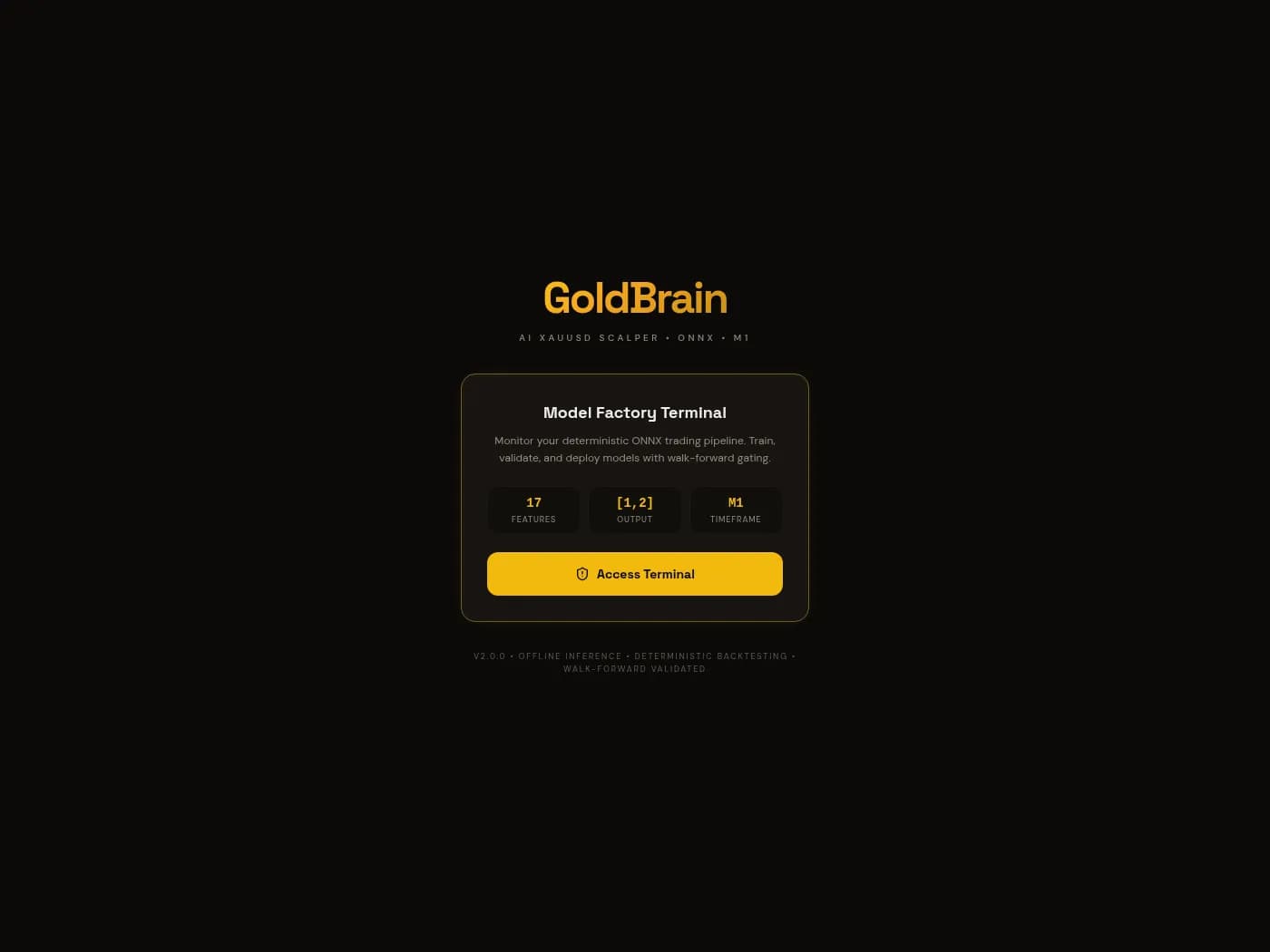 GoldBrain AI Scalper