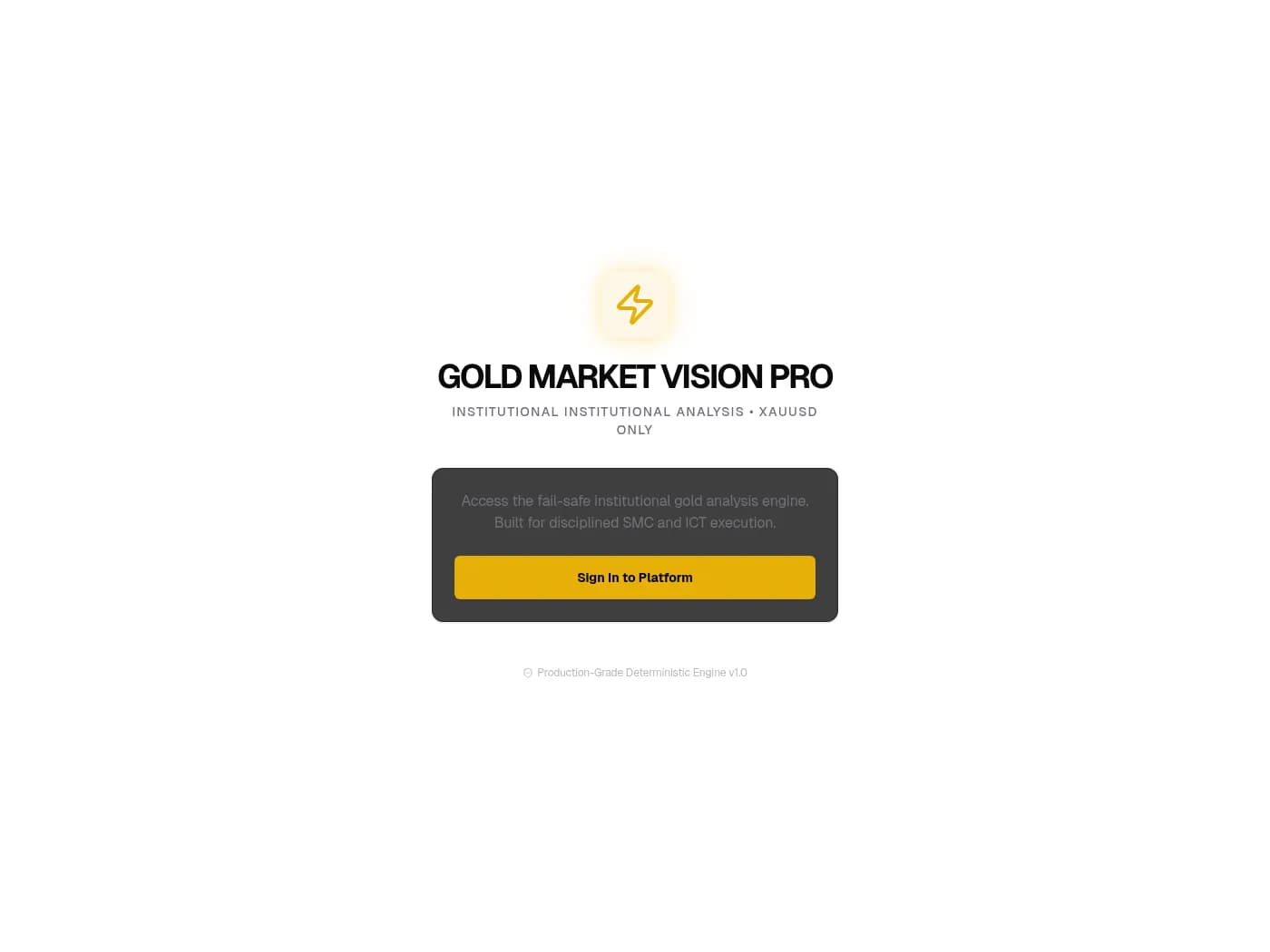 Gold Market Vision Pro