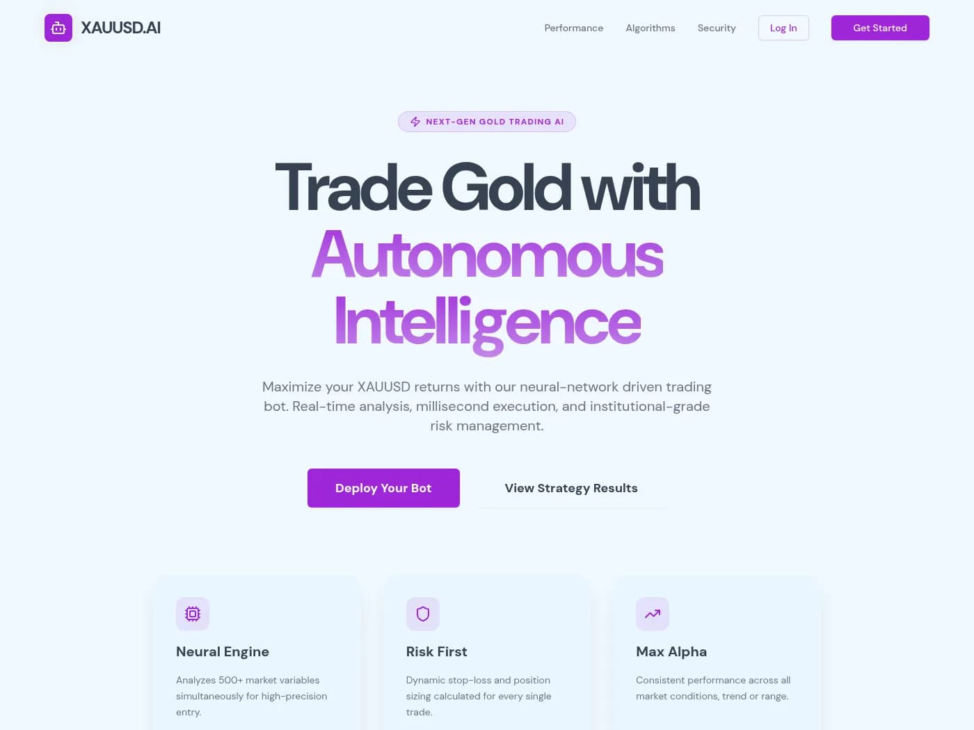 XAUUSD Trading AI Bot