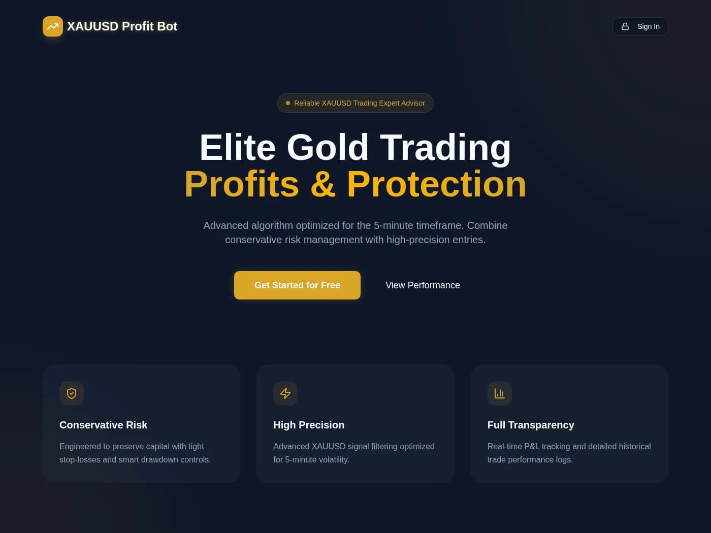 XAUUSD Profit Bot