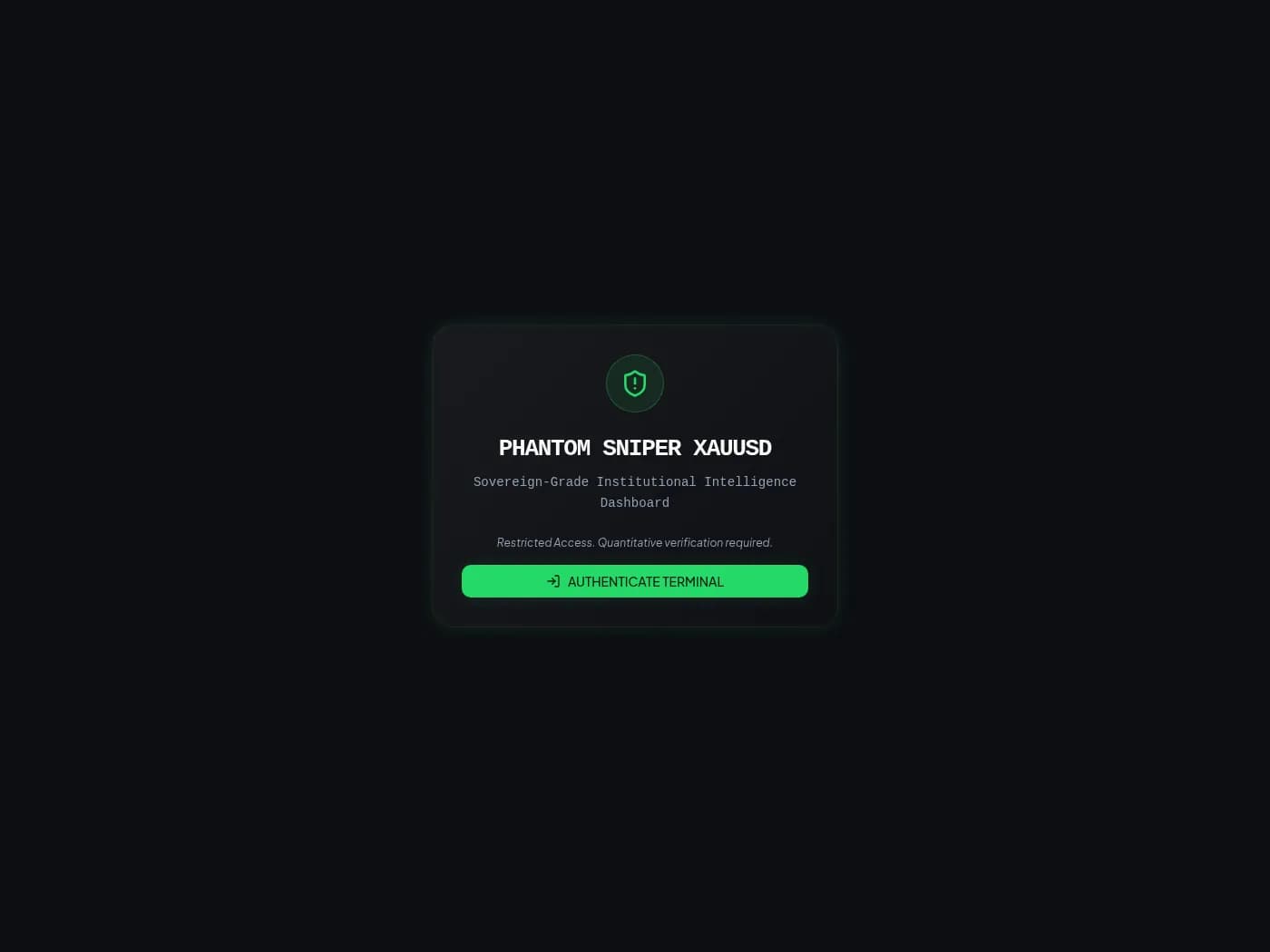Phantom Sniper XAUUSD