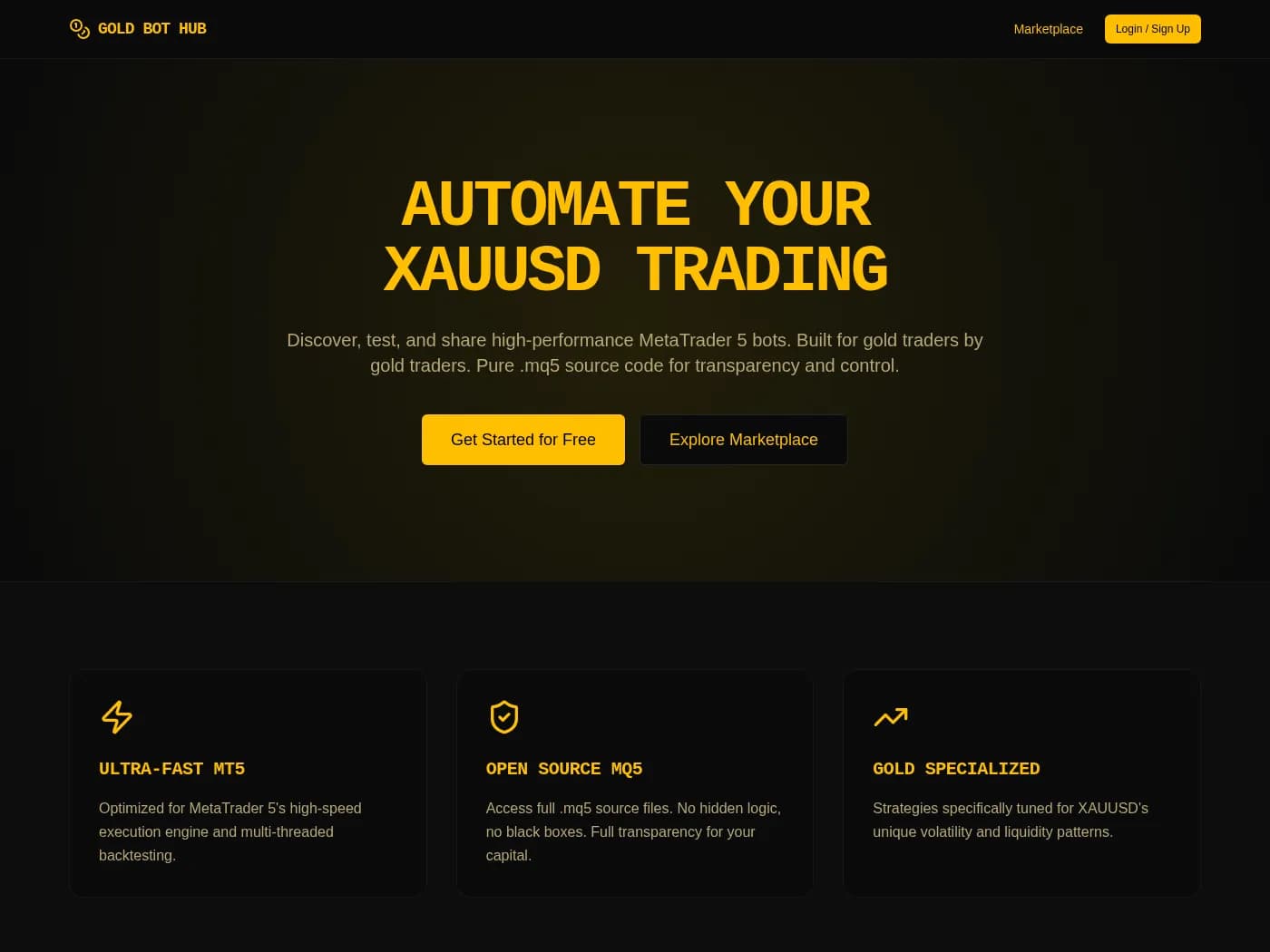 XAUUSD MT5 Bot Hub