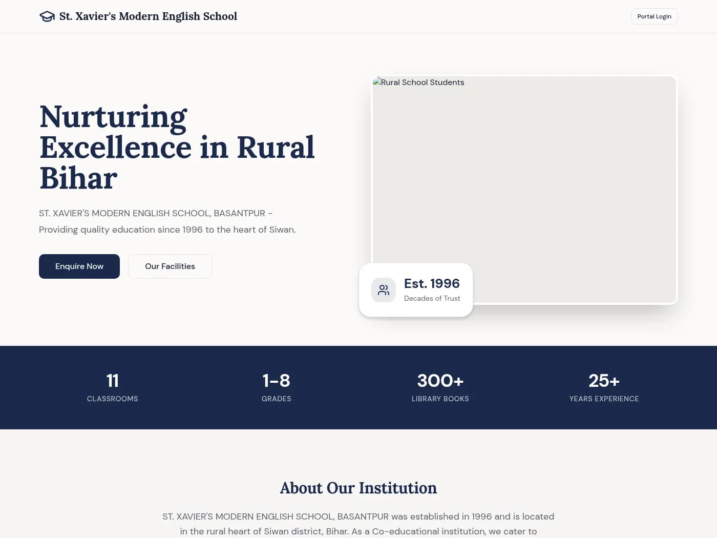 Xavier's School Portal