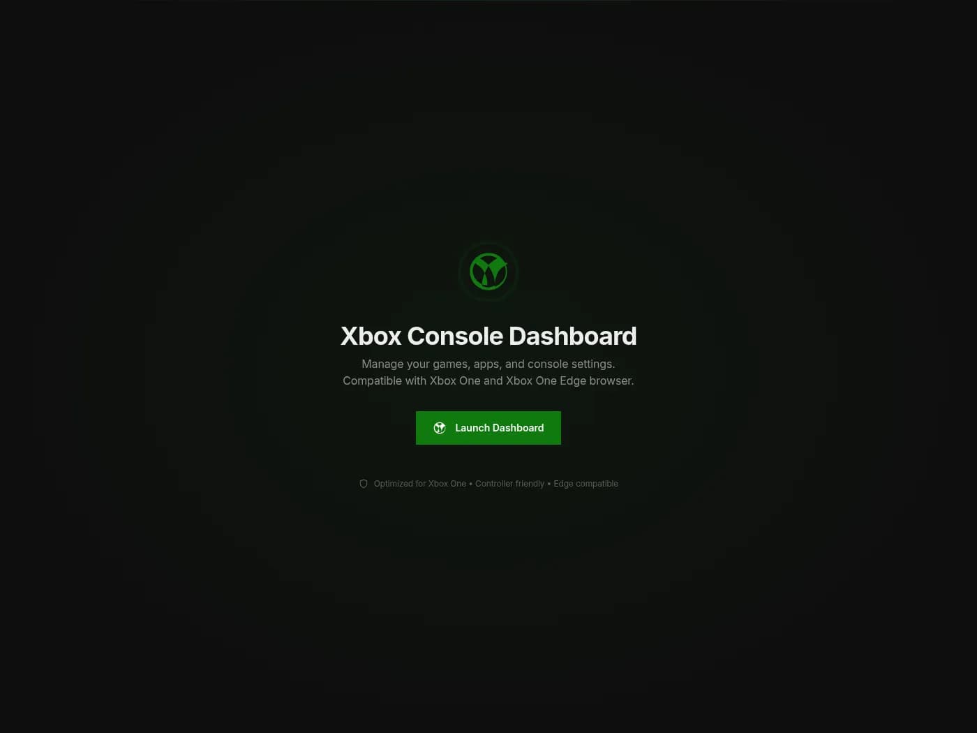 Xbox Console Dashboard Fix