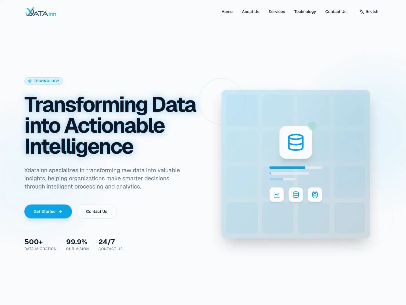 Xdatainn Corporate Website