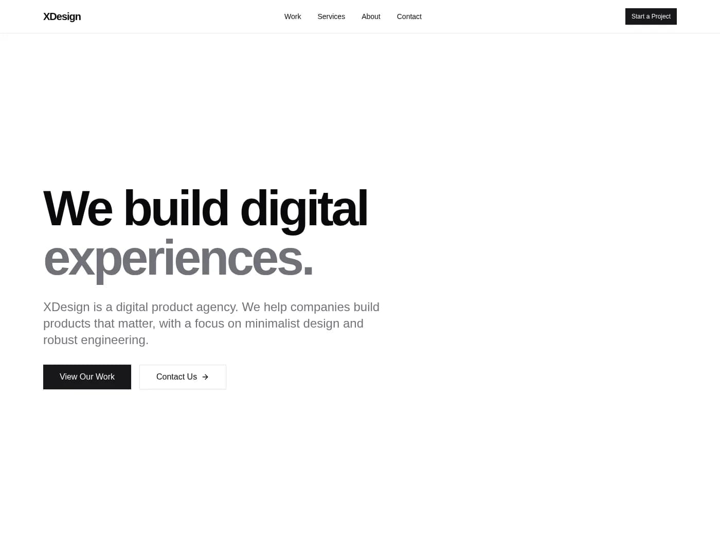 XDesign Showcase App