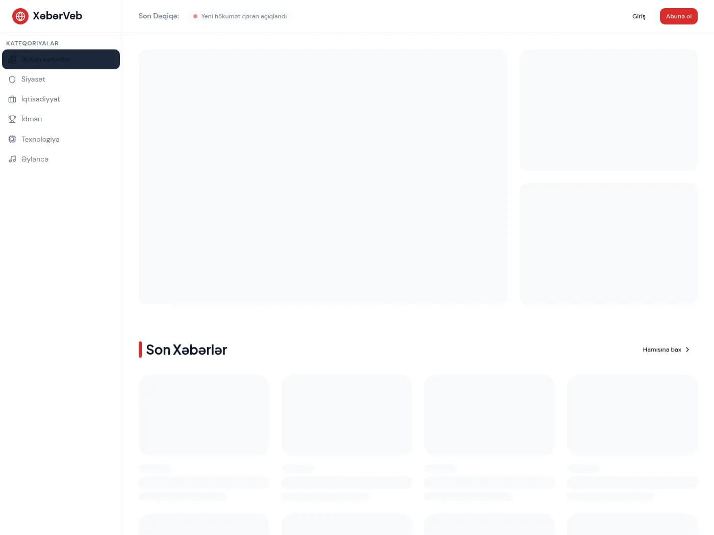 XəbərVeb News Portal