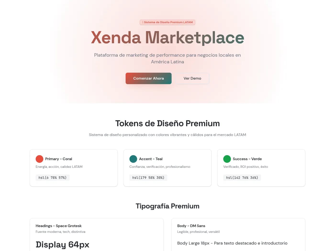 Xenda Marketplace