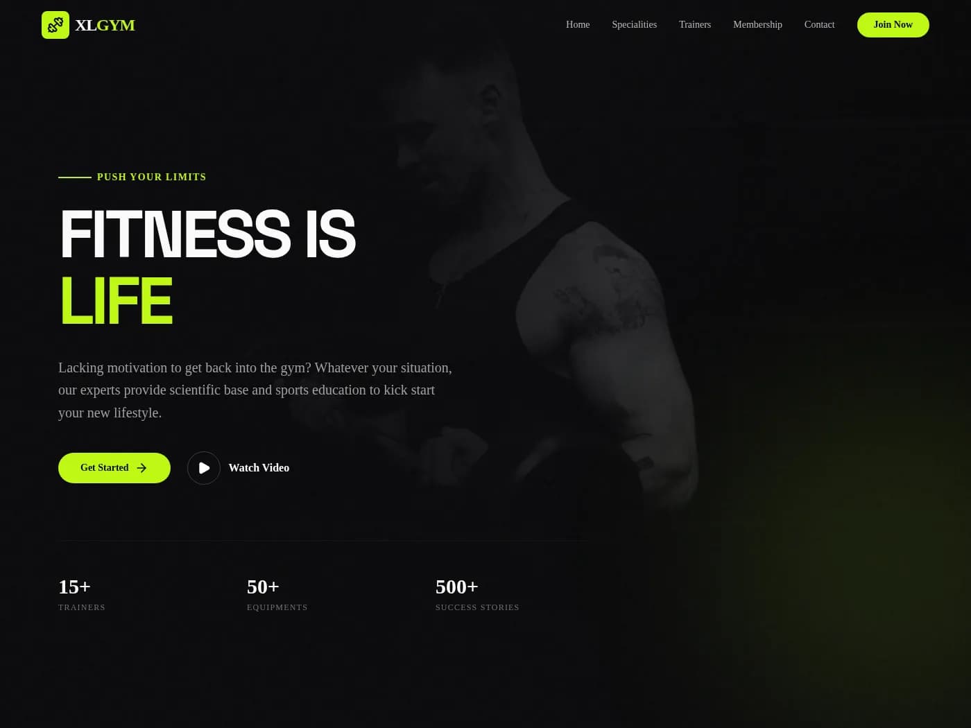 XL Gym Website Revamp