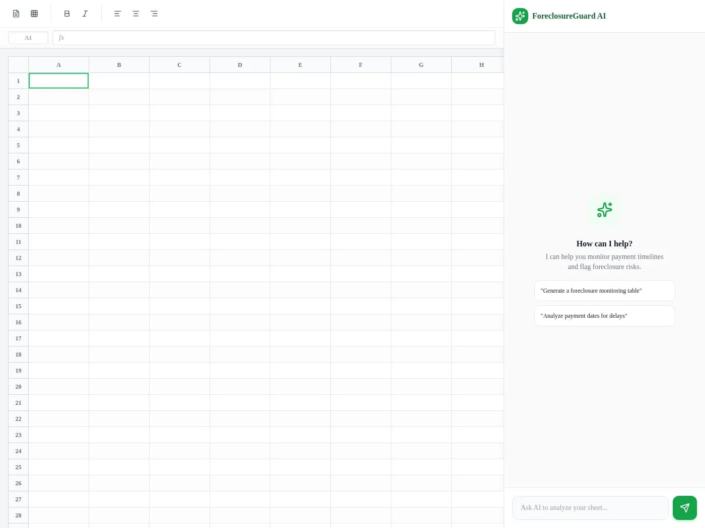 Excel Foreclosure Checker