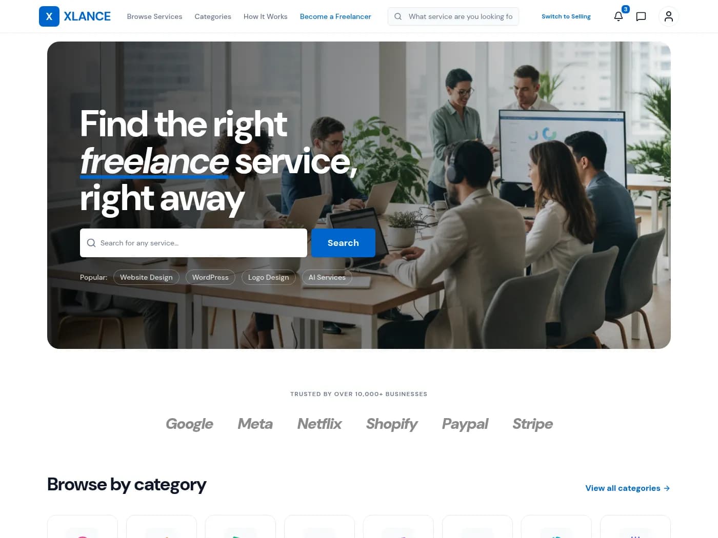Xlance Pro Freelance Platform