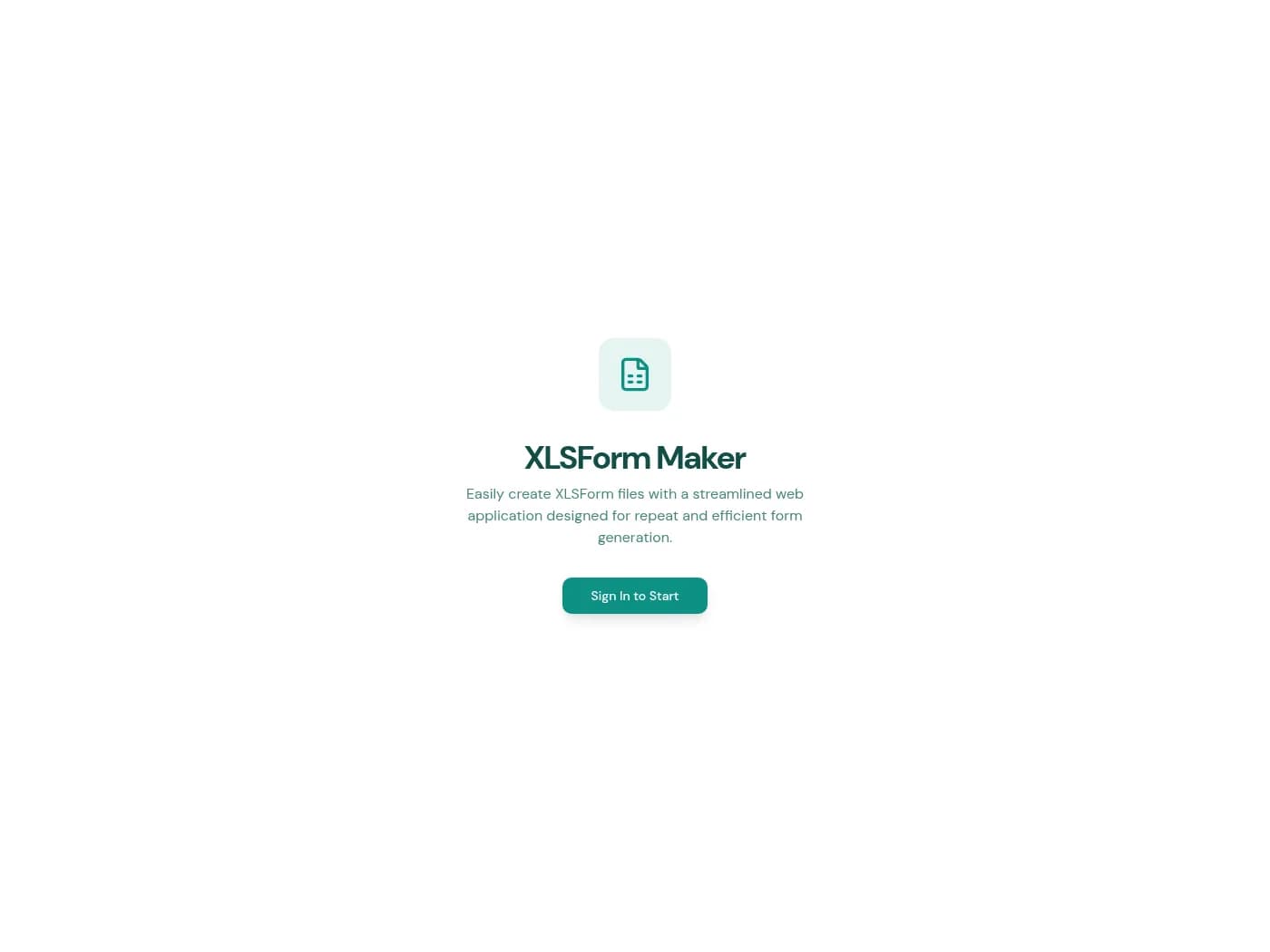 XLSForm Maker