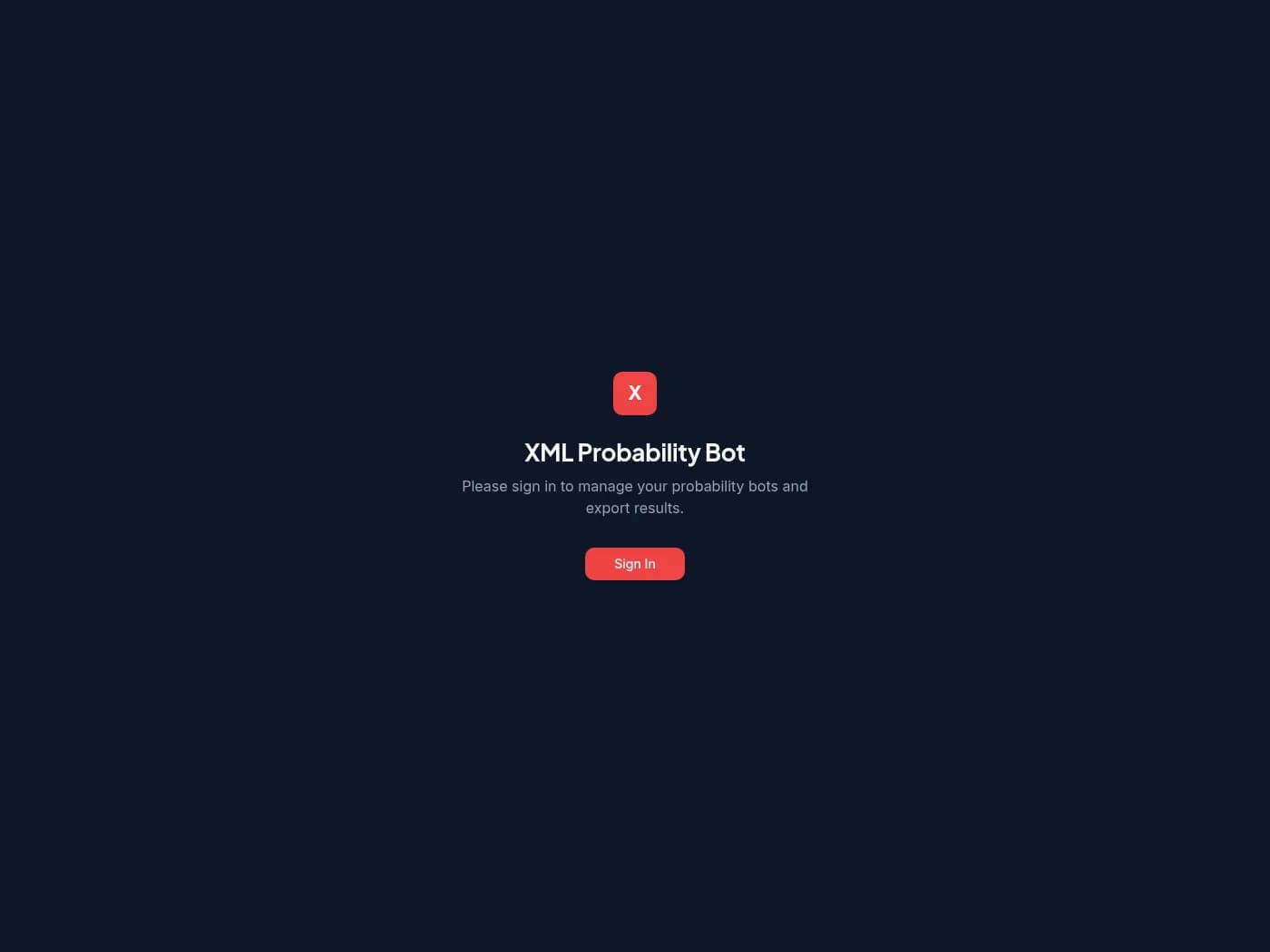 XML Probability Bot