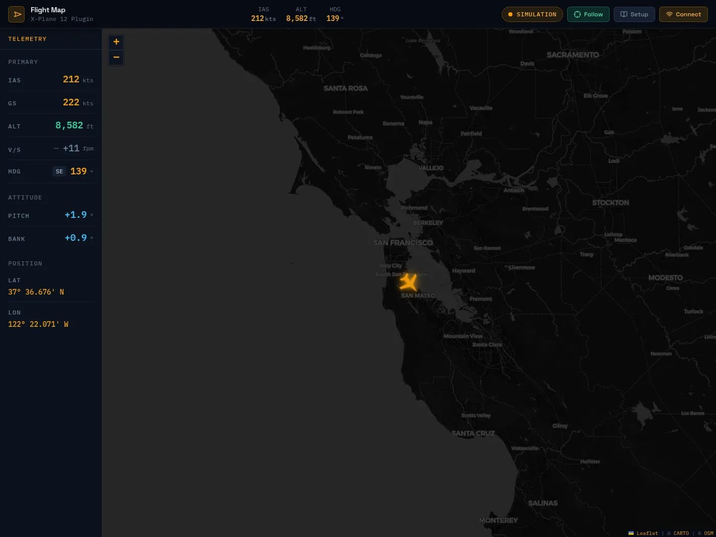 Flight Map Plugin
