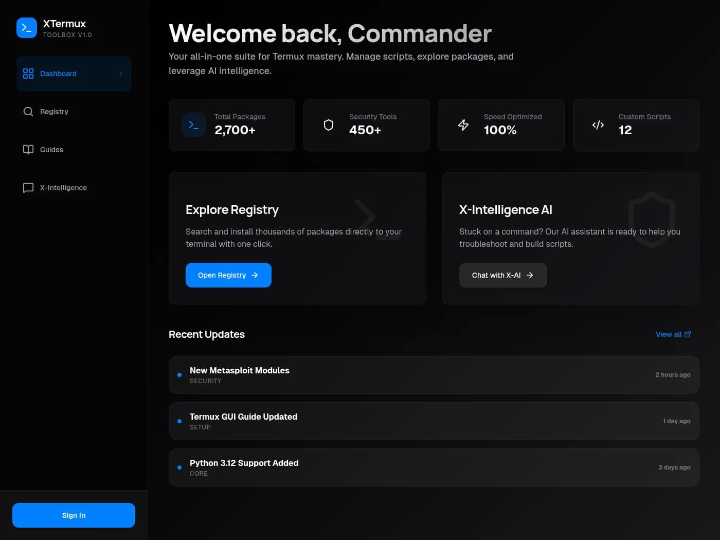 XTermuxTools Integration