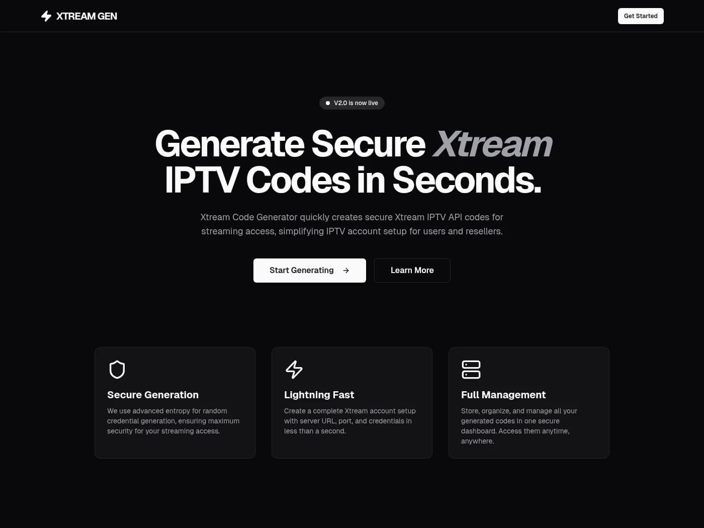 Xtream Code Generator
