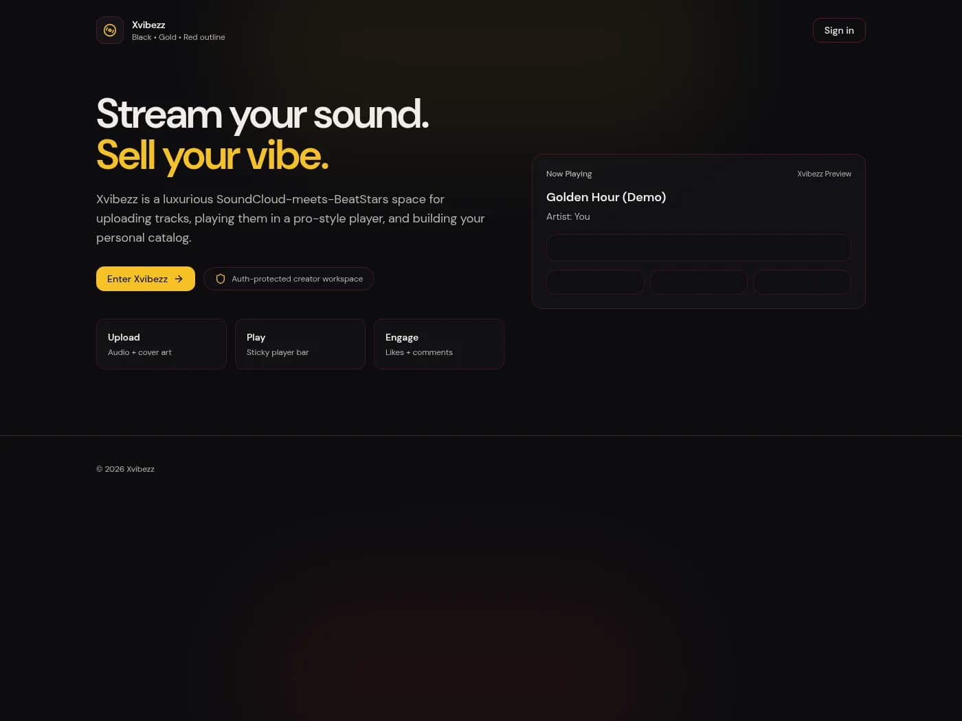 Xvibezz Streaming Platform