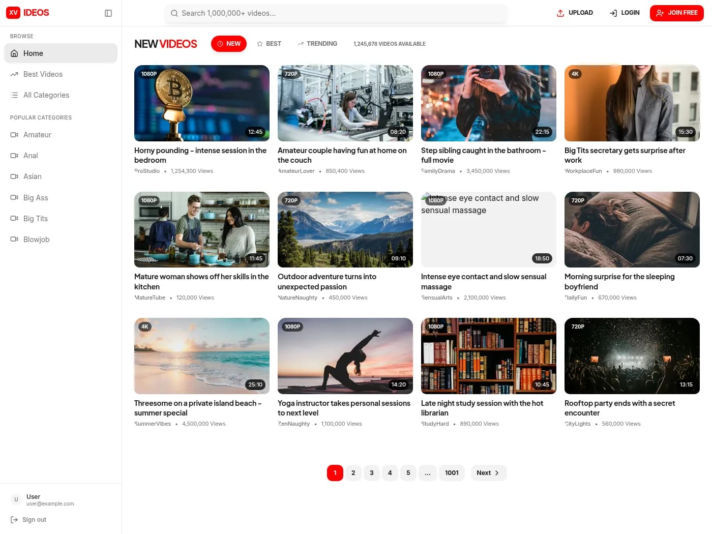 XVideos Clone