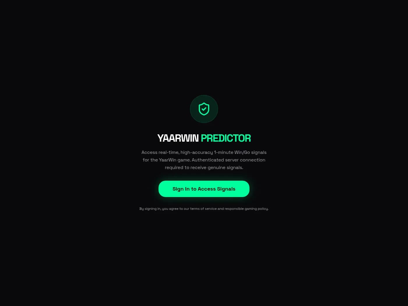 YaarWin Predictor
