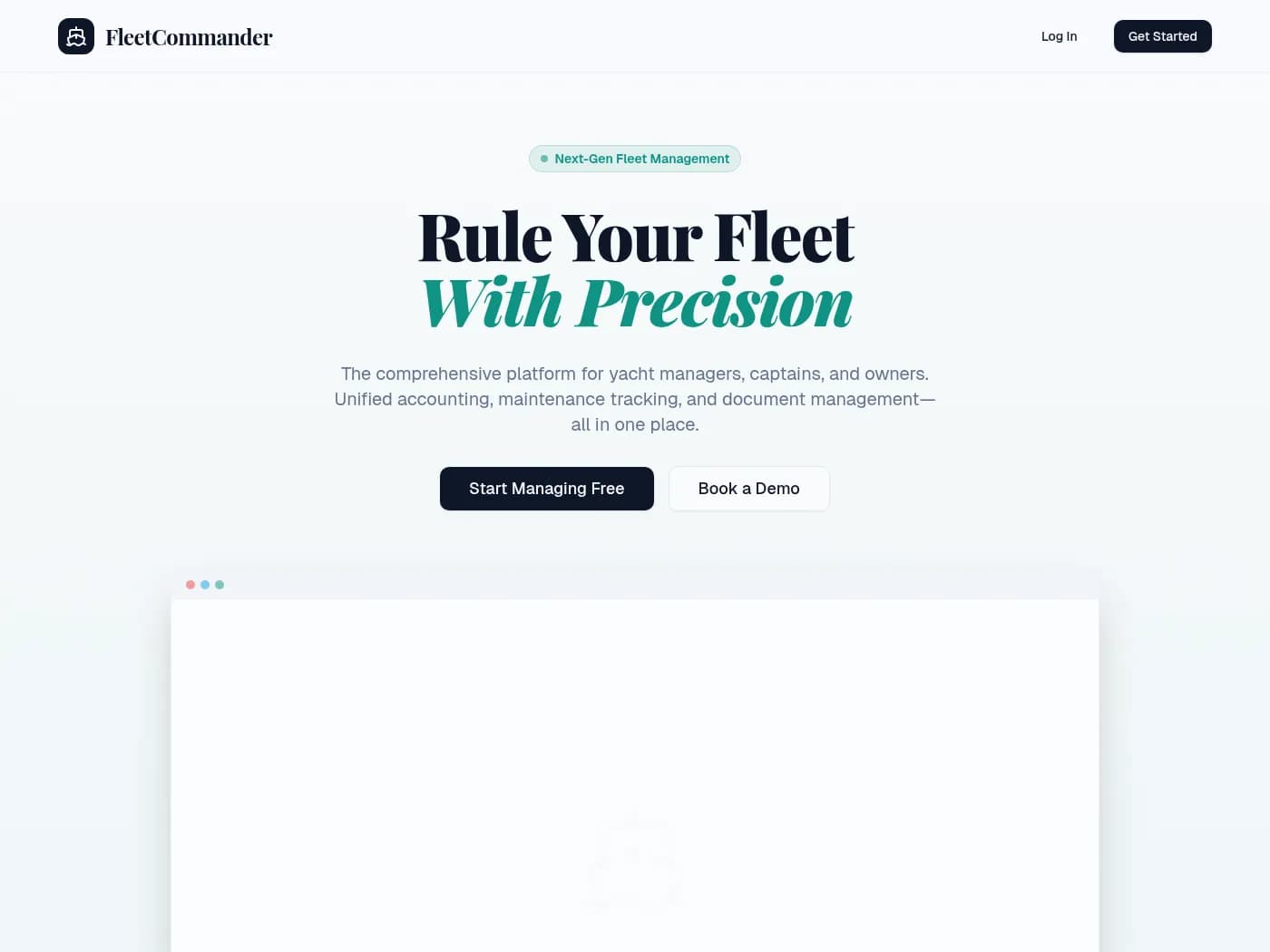 Yacht Fleet Commander