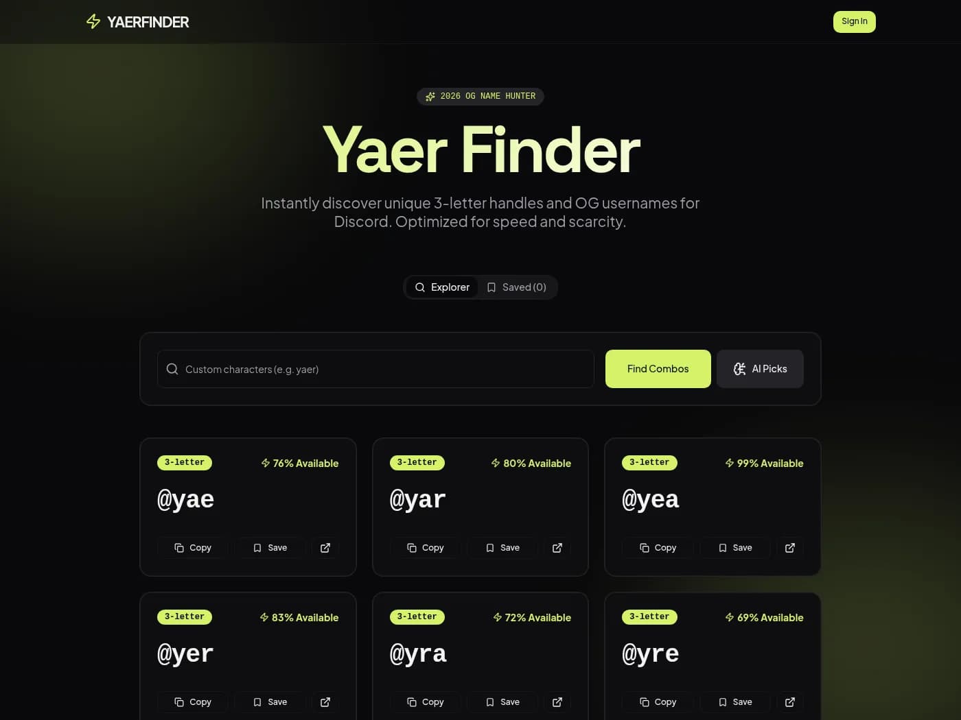 Yaer Name Finder